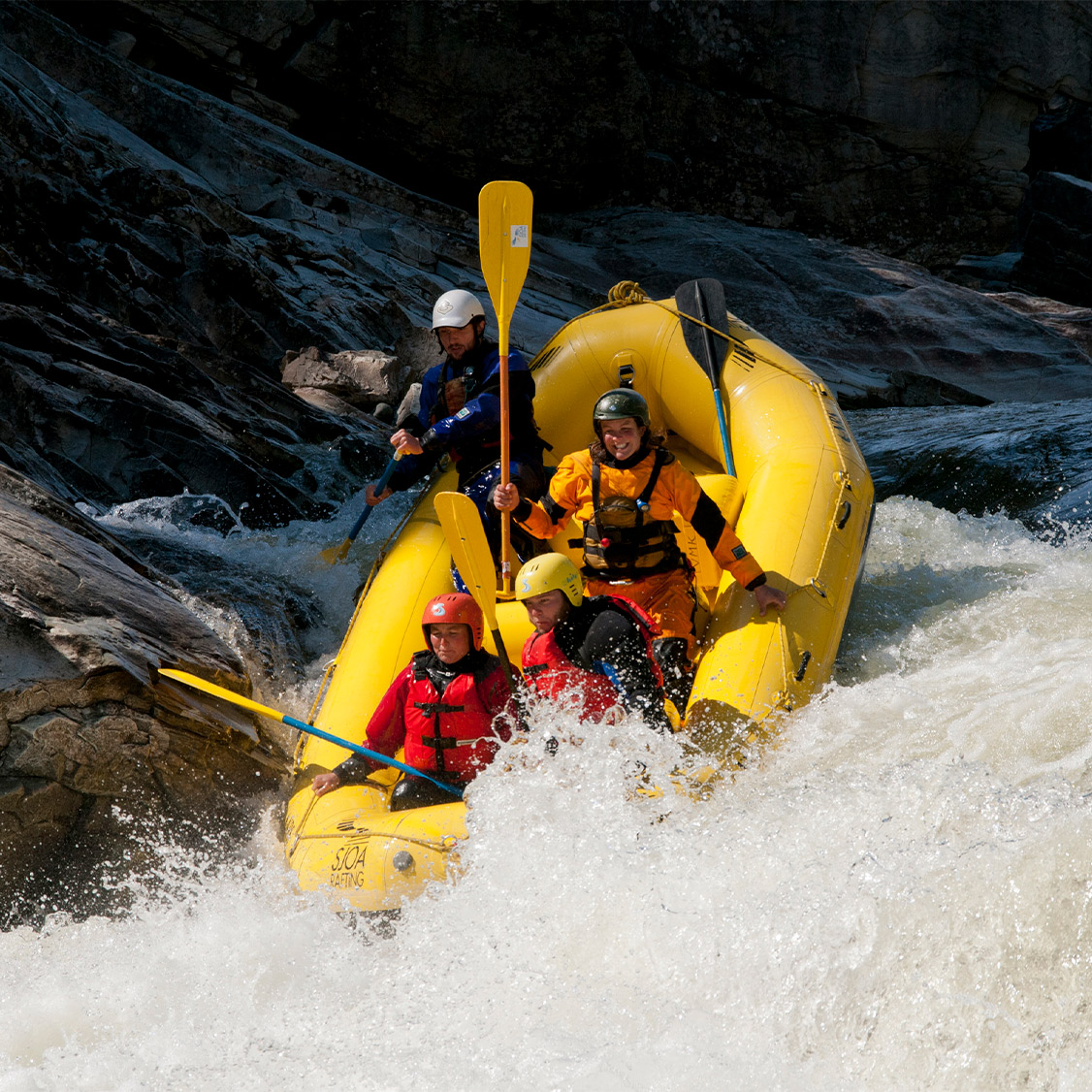 Korttur rafting på Sjoa med Sjoa Rafting AS