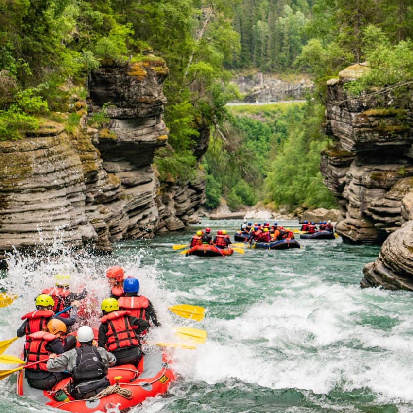 Rafting & Via Ferrata med Explore Sjoa