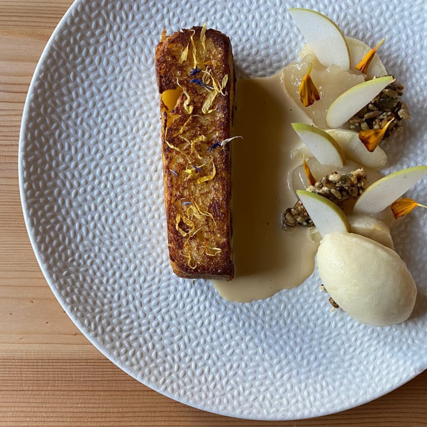 4 retters gourmet med vin hos Moon Restaurant i Bergen